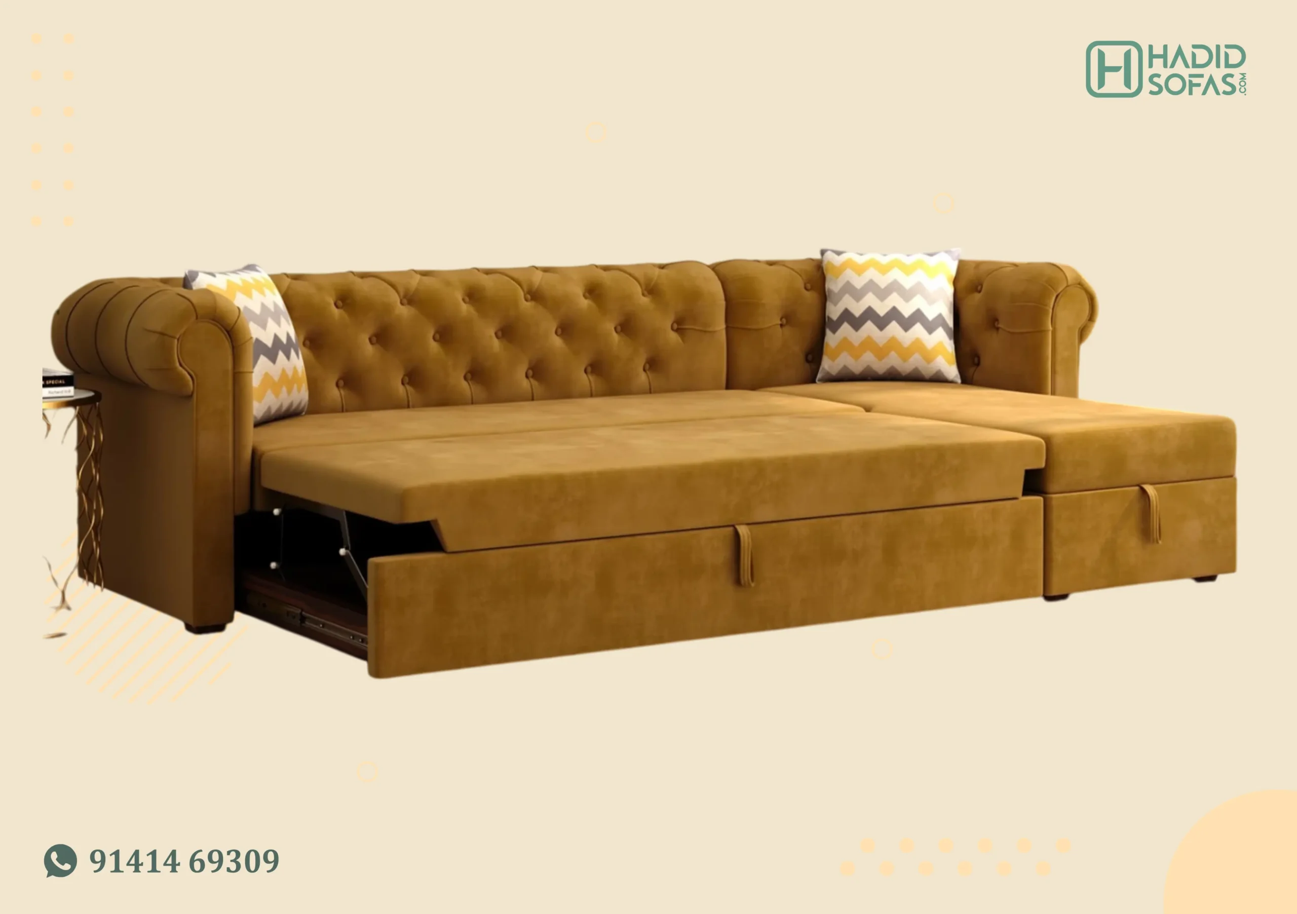 Sofa Cum Beds - Hadid Sofas
